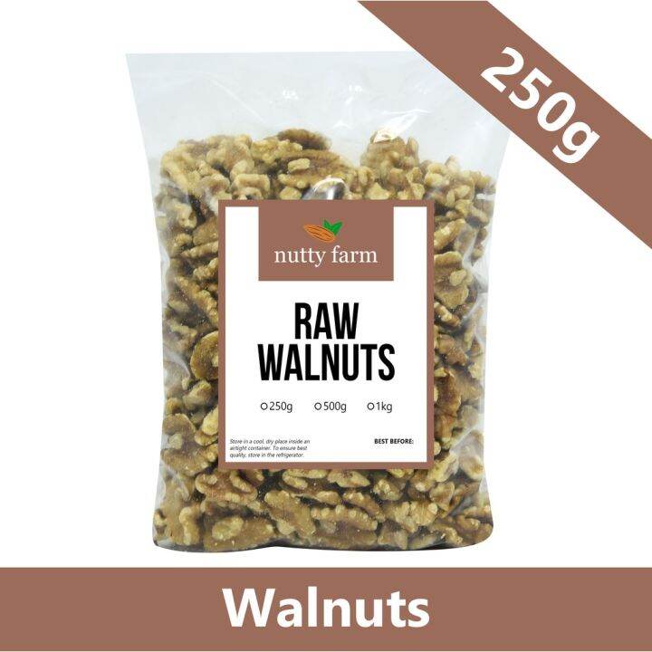 Raw Walnuts (250g) by Nutty Farm | Lazada PH