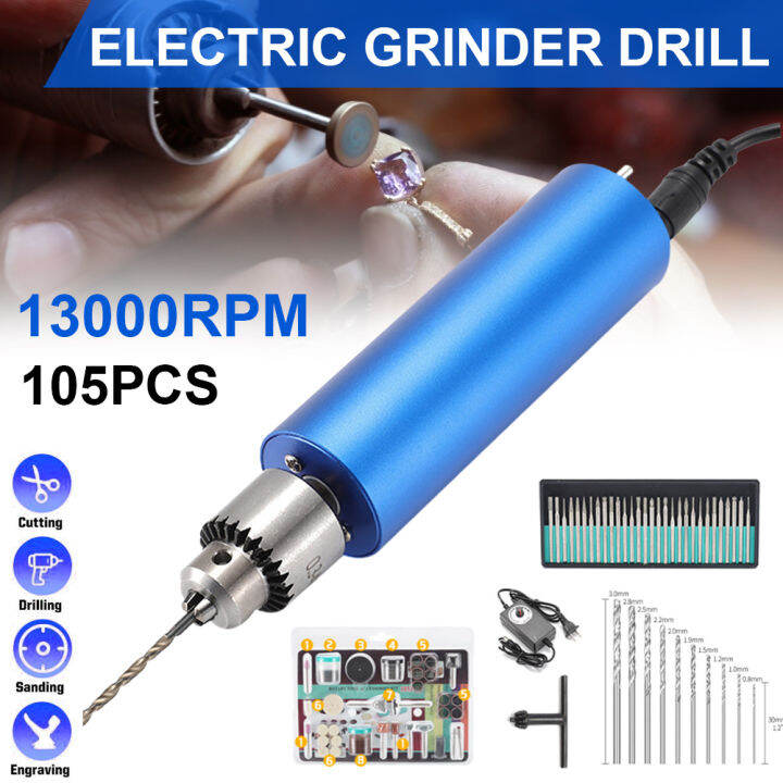 [Free Ship] Electric Mini Hand Drill with Power 0.3-4mm Chuck 4000 ...