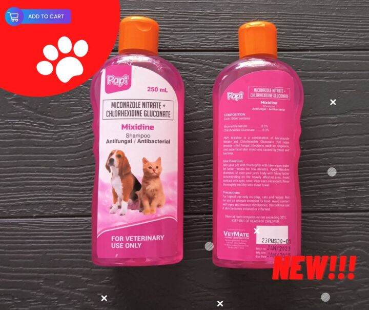 Papi Mixidine Antifungal & Antibacterial Shampoo 250mL | Lazada PH