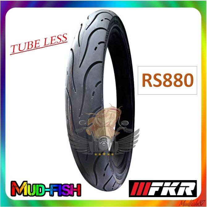 TAYAR FKR 70/90-17, 80/90-17 RS880 TUBELESS TYRE | Lazada
