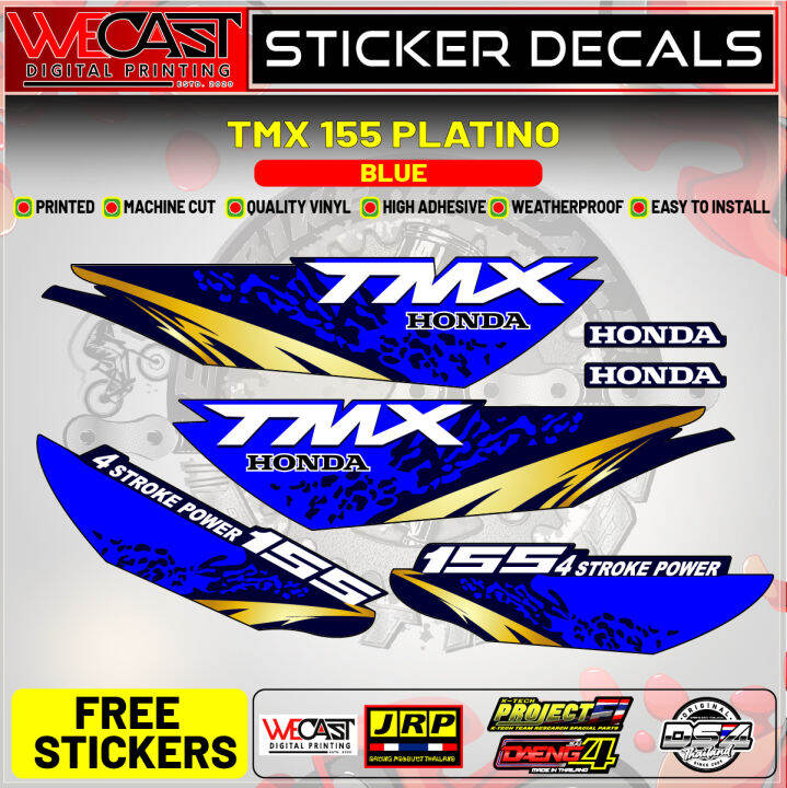 TMX 155 PLATINO MOTORCYCLE DECALS | Lazada PH