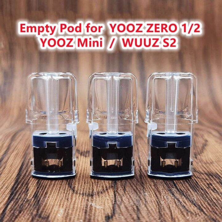 YOOZ Pods Refillable For YOOZ Mini YOOZ ZERO 1/2 WUUZ S2 2ml Cartridge Empty Pod No Leaking ...