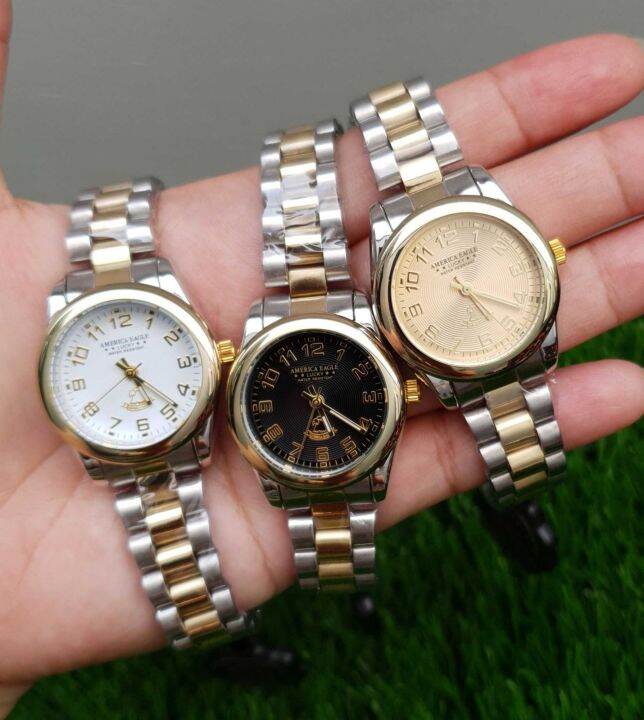 Minmo Time นาฬิกาข้อมือหญิง แบรนด์แท้ American Eagle แบบตัดข้อตามขนาด ...