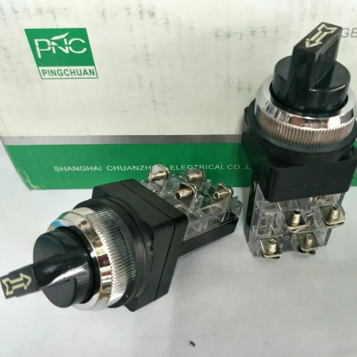 (แพค10ชิ้น)Selector Switch 2P 30mm. สวิทซ์ลูกศร2จังหวะ on-off สินค้าที่ ...