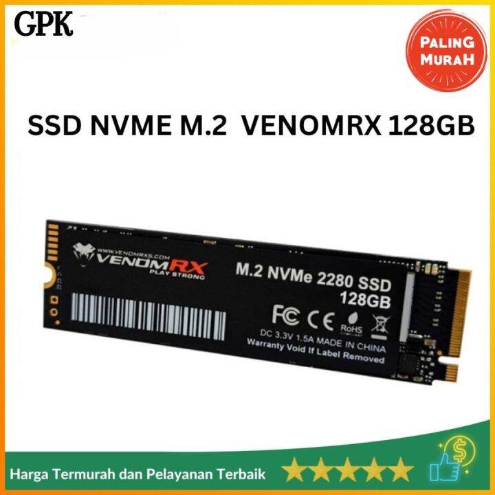 SSD VENOMRX VRX M2 2280 NVMe 128GB | SSD M.2 NVME VENOMRX 128GB | Lazada Indonesia