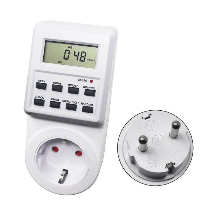 AC 230V Digital Time Switch Programmable Timer Switch Electronic Timer ...