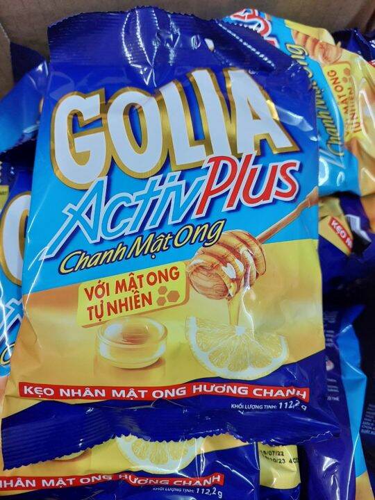 Kẹo Nhân Mật Ong Hương Chanh Golia ActivPlus (Gói 112.2g) | Lazada.vn