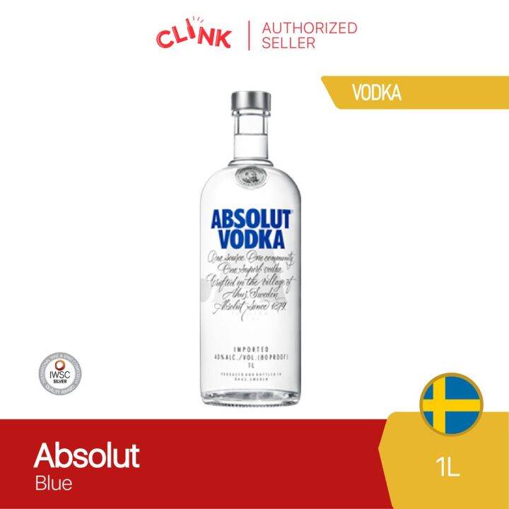 Absolut Vodka Blue Original 1L | Lazada PH