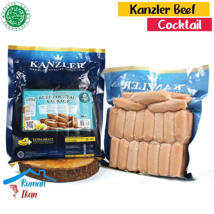 Kanzler Beef Cocktail Sausage || Sosis Sapi 250gram | Lazada Indonesia