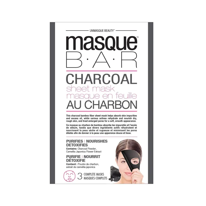 Masque B.A.R Charcoal Sheet Mask 3x 21mL | Lazada PH