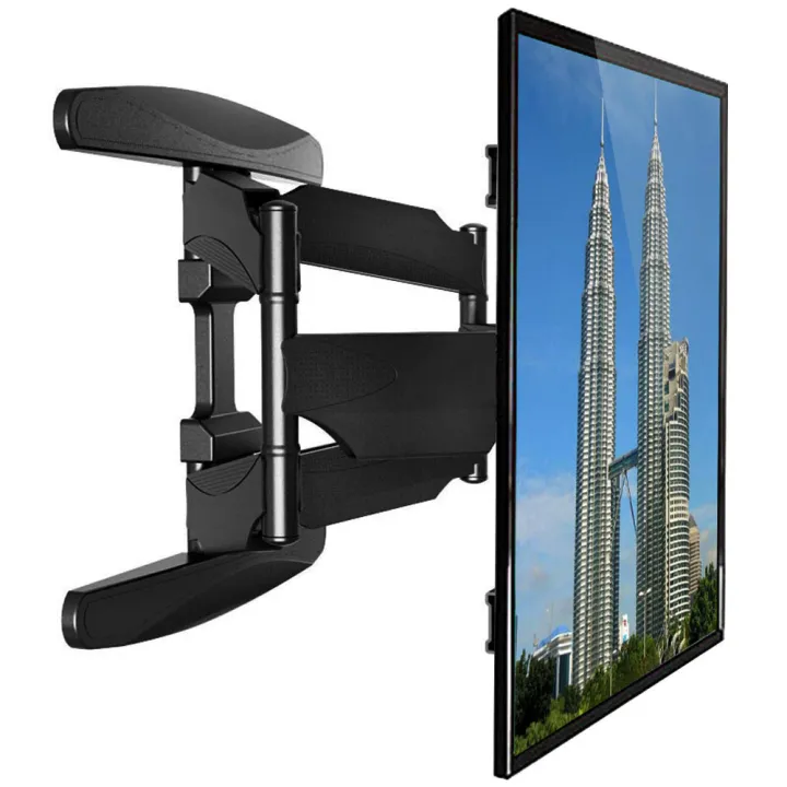 TV Rack Wall Bracket Mount with Adjustable Full Motion Arms Withstand ...