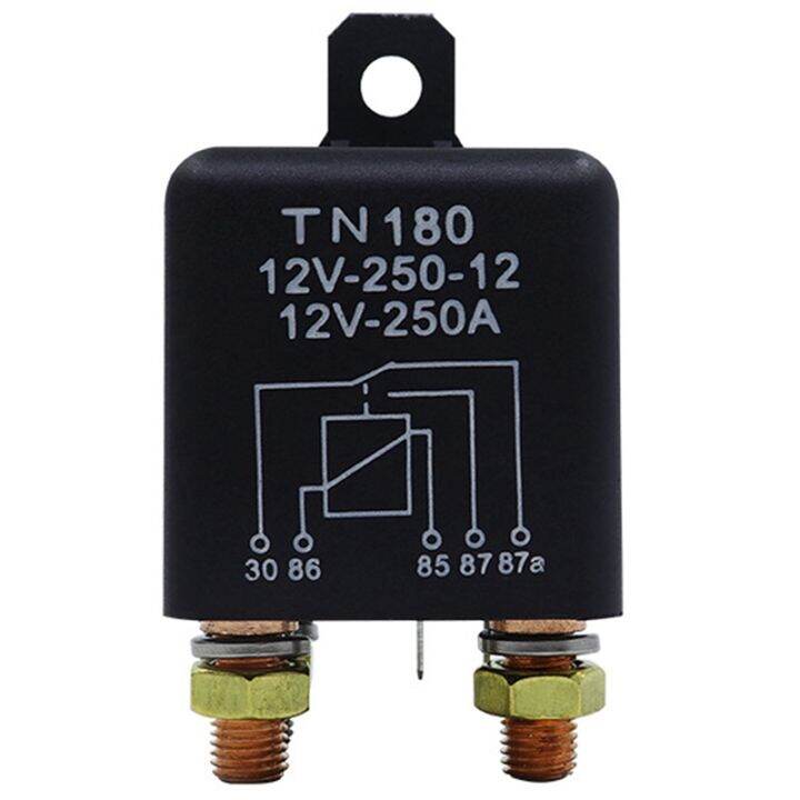 Car Relay 12V 24V 250A Continuous Type High Power Motorcycle Battery Control Switch Terminal ...