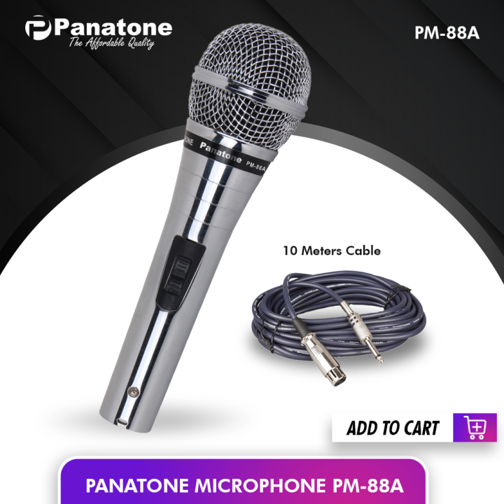 Panatone Wired Microphone PM-88A | Lazada PH