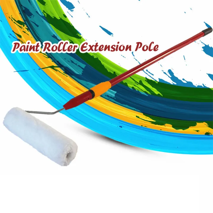 Paint Roller Brush Extension Pole stainless steel Paint Roller ...