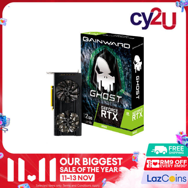Gainward GeForce RTX 3060 Ghost 12GB GDDR6 192bit Gaming Graphic Card ...