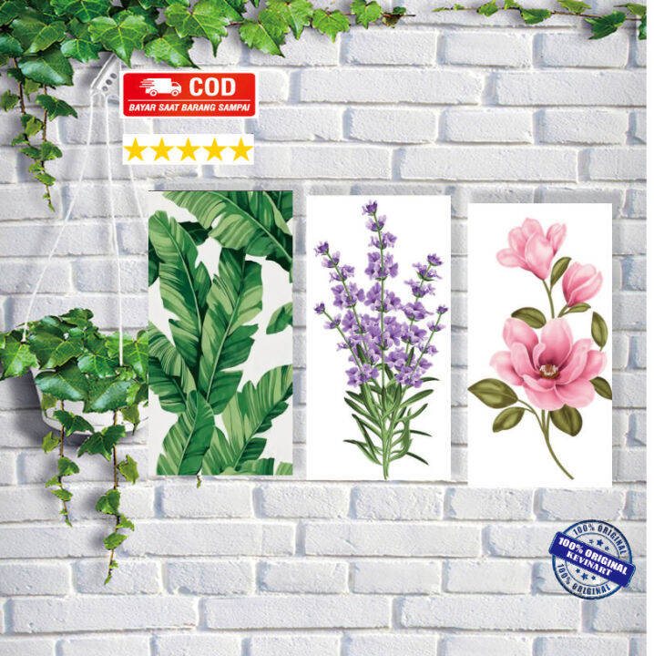 PAJANGAN TERAS RUMAH WALL DECOR 1 SET HIASAN DINDING DEKORASI RUANG ...