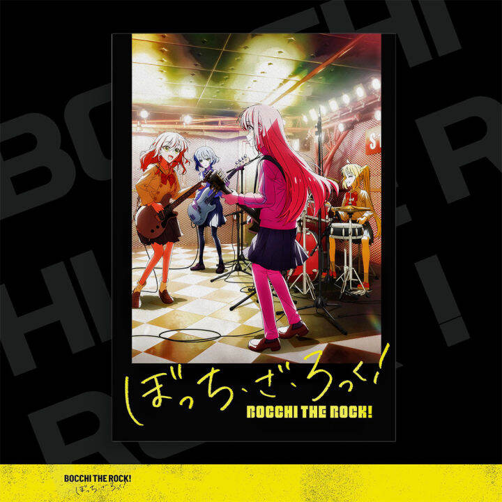 Bocchi the rock canvas anime poster with frame Bocchi the rock room ...