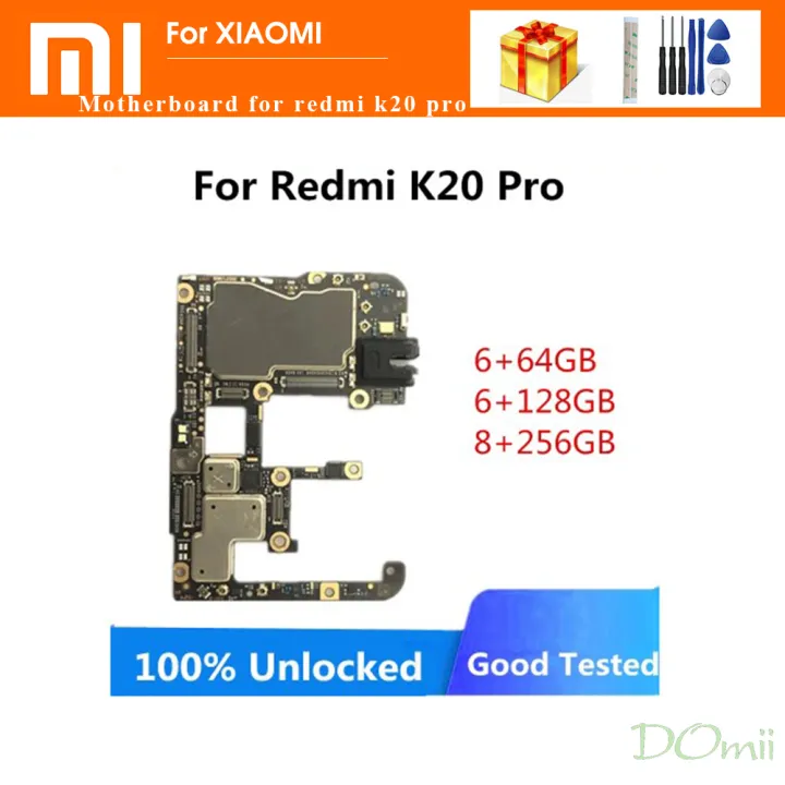 Logic Board For Xiaomi Redmi K20 Pro /mi 9t pro Original Unlock Motherboard Android OS Mainboard ...