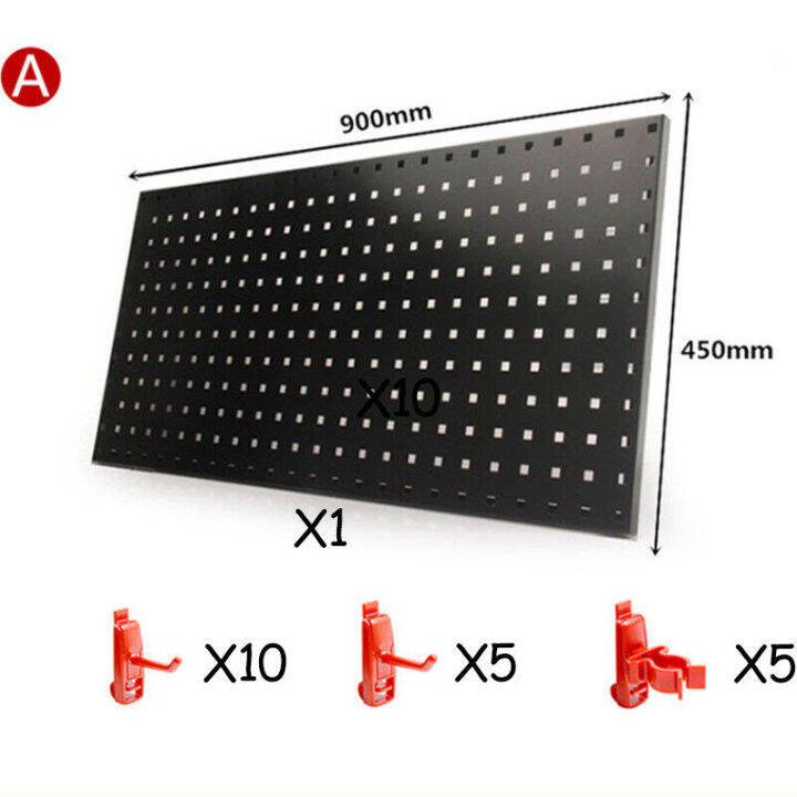 Peg board Organizer Wall Control ABS Pegboard Standard Tool Storage Kit with Toolboard and ...