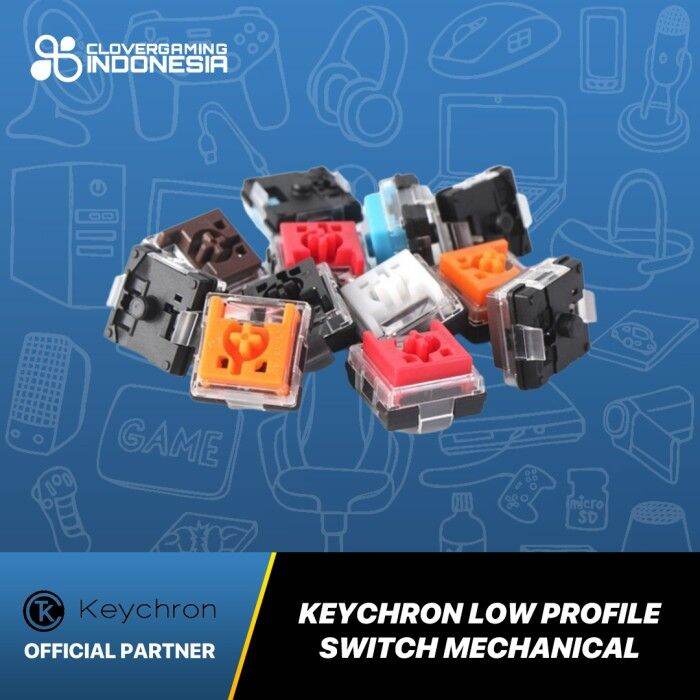 Keychron Low Profile Optical Switch Mechanical Keyboard | Lazada Indonesia