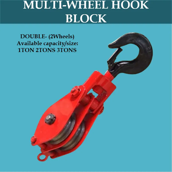 Mago Lifting Machinery III Double Wheel Hook Block Lifting Tools Heavy ...