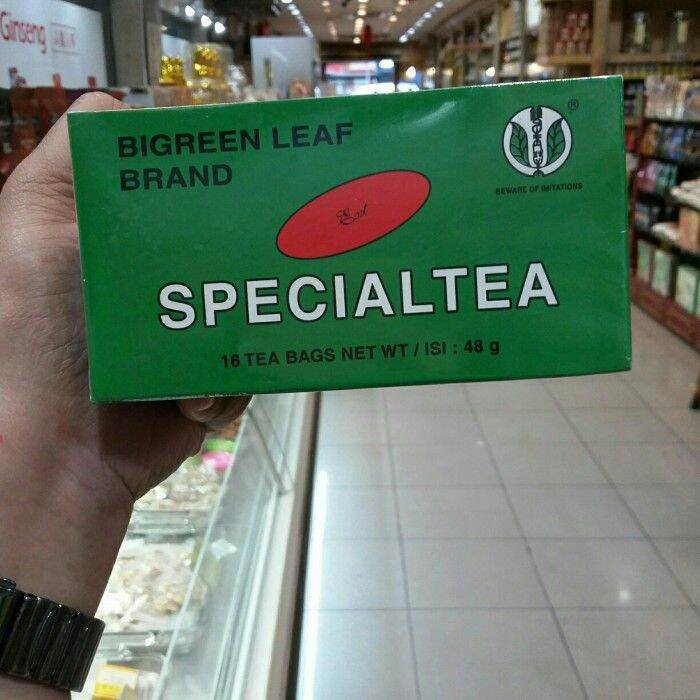 Teh Herbal Special Tea Extra Strength BIGREEN LEAF Spesial Tea Teh ...