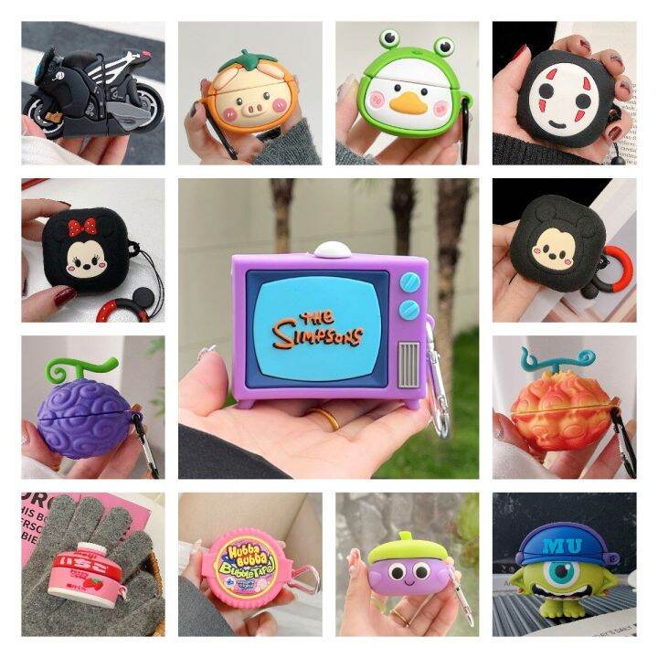 INS Disney Cute Stitch Yoda Fruit 3D Earphone Case for Samsung Galaxy ...