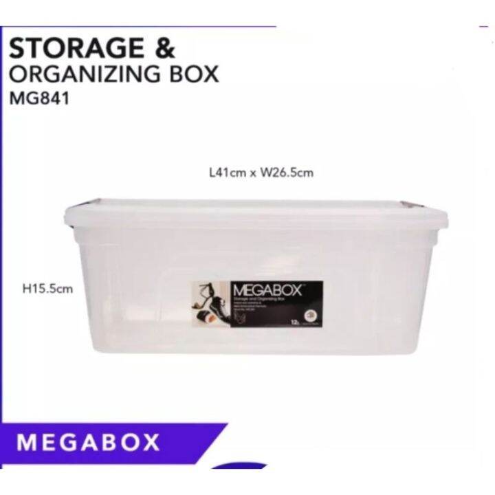 Megabox 12 Liters Storage Box MG841 | Lazada PH
