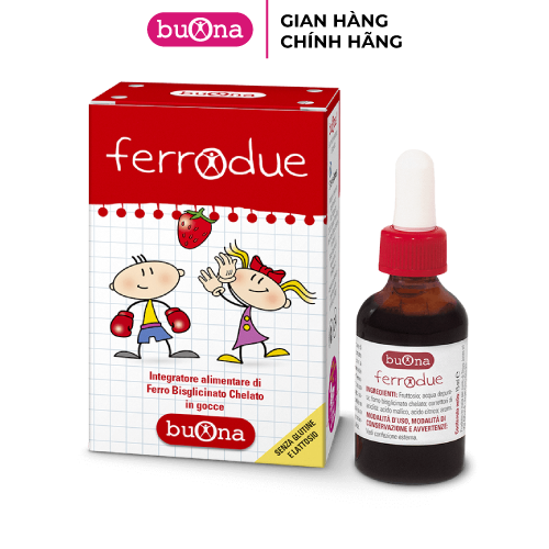 Buona Ferrodue - Sắt hữu cơ dạng nhỏ giọt Ferrodue, bổ sung sắt cho trẻ ...