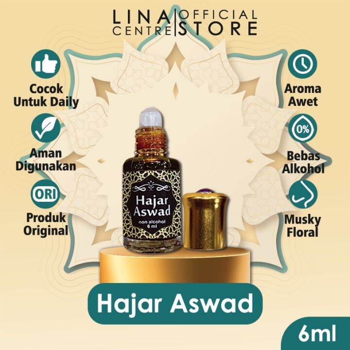 Minyak Wangi Arab Hajar Aswad Parfum Ibadah NON ALKOHOL | Lazada Indonesia