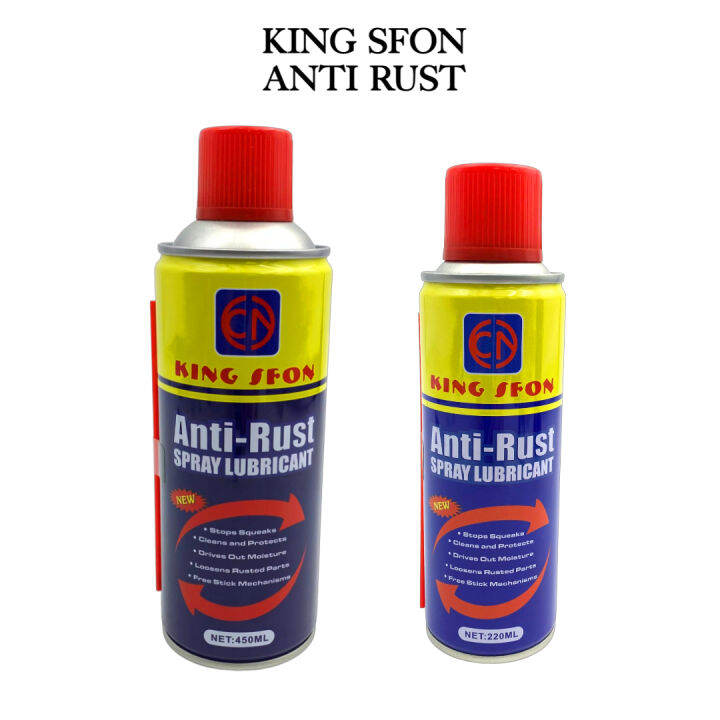 Motorcycle Parts Accessories King Sfon Anti Rust Spray Lubricant 450ml ...
