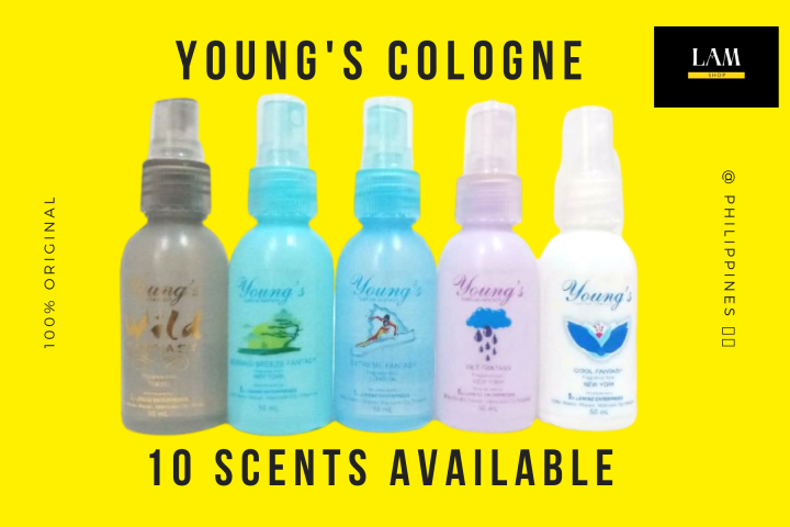 Youngs Cologne 50mL Atomizer Young’s Spray Cologne 50ml Wild fantasy ...