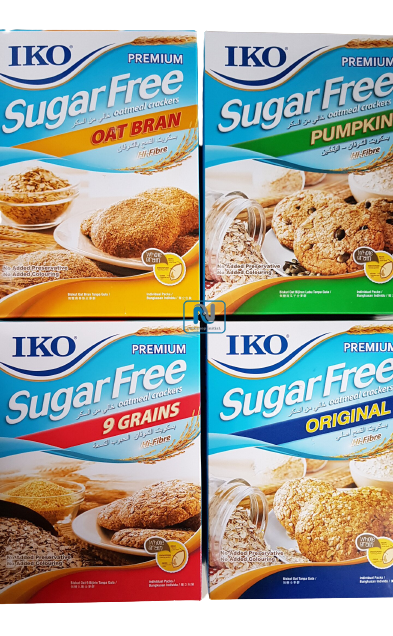 IKO Premium Sugar Free Oatmeal Crackers (HALAL) 178g | Lazada