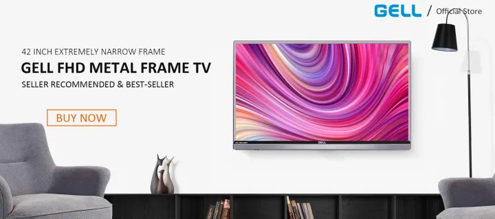 GELL 42inches led tv 43inch tv flat screen on sale Full HD ultra-slim ...