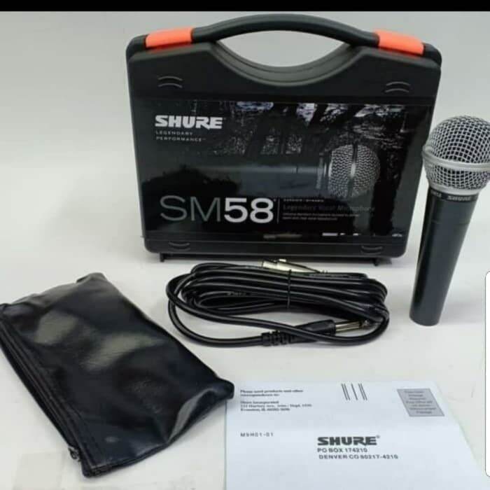 Mic Kabel Shure Sm58 Switch Koper Grade A Microphone Shure Sm 58 ...