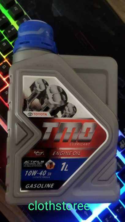Oli Toyota TMO 10w 40 SN Synthetic formula 1 Liter Gasoline | Lazada ...