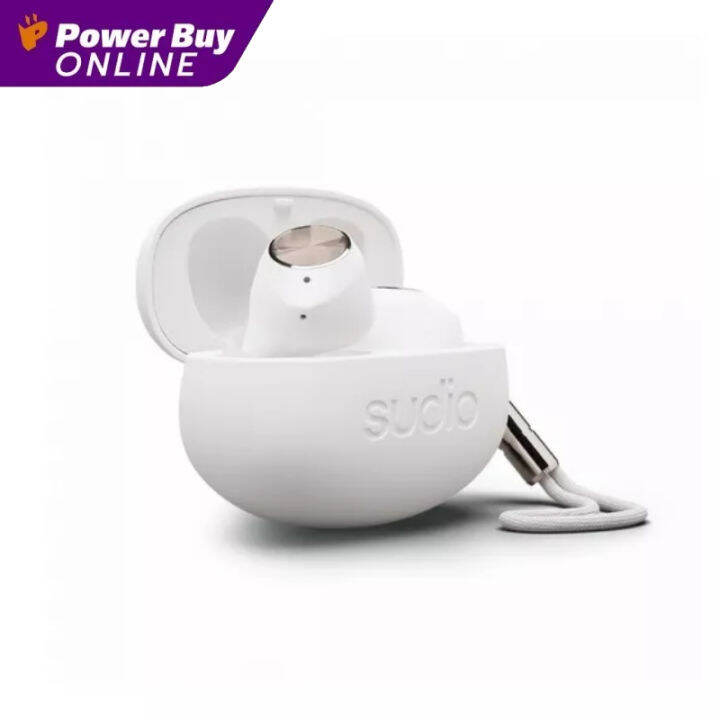 SUDIO T2 Truly Wireless หูฟังไร้สาย บลูทูธ (สีขาว) | Lazada.co.th