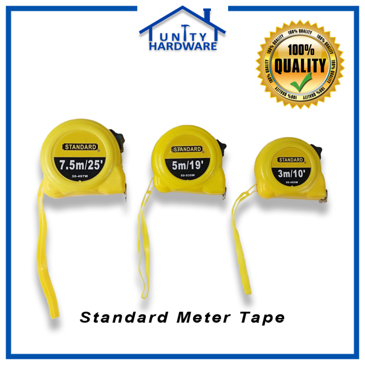 Standard Meter Tape Measure 3m, 5m, 7.5m | Lazada PH