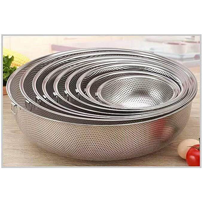 Stainless Steel Single Hook Drain Colander Basket Salaan Big Food ...