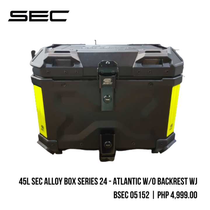 sec atlantic 45 liters alloy top box | Lazada PH