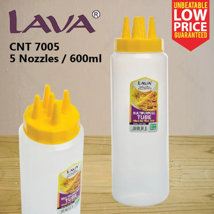 LAVA CNT 7005 Multipurpose Tube Sauce Squeezer 600ml / Botol Acuan Roti ...