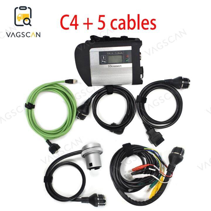 2022.12 Full Chip Sdconnect C4 Compact 4 Star Diagnostic Tool Xentry ...