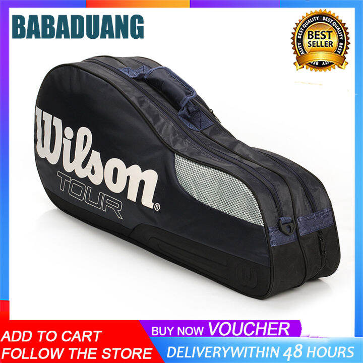 Waterproof Tennis bag shoulder Badminton Racket Bag | Lazada