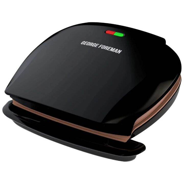 George Foreman 5-Serving Copper Color Classic Plate Electric Indoor ...