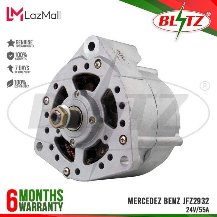 BLITZ ALTERNATOR ASSEMBLY MERCEDEZ BENZ JFZ2932 24V/55A 6 MONTHS ...