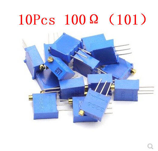 3296W Multi-Turn Adjustable Potentiometer 100Ω 200Ω 500Ω 1K 2K 5K 10K ...