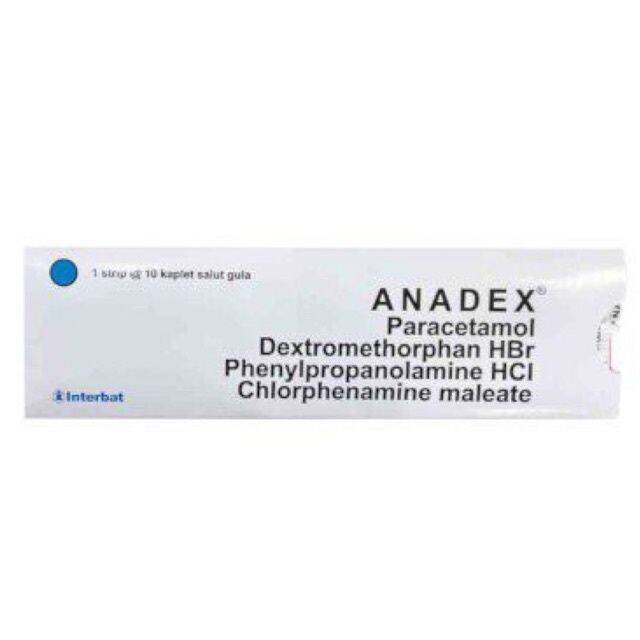 ANADEX BATUK PILEK DEMAM STRIP 10 TABLET | Lazada Indonesia