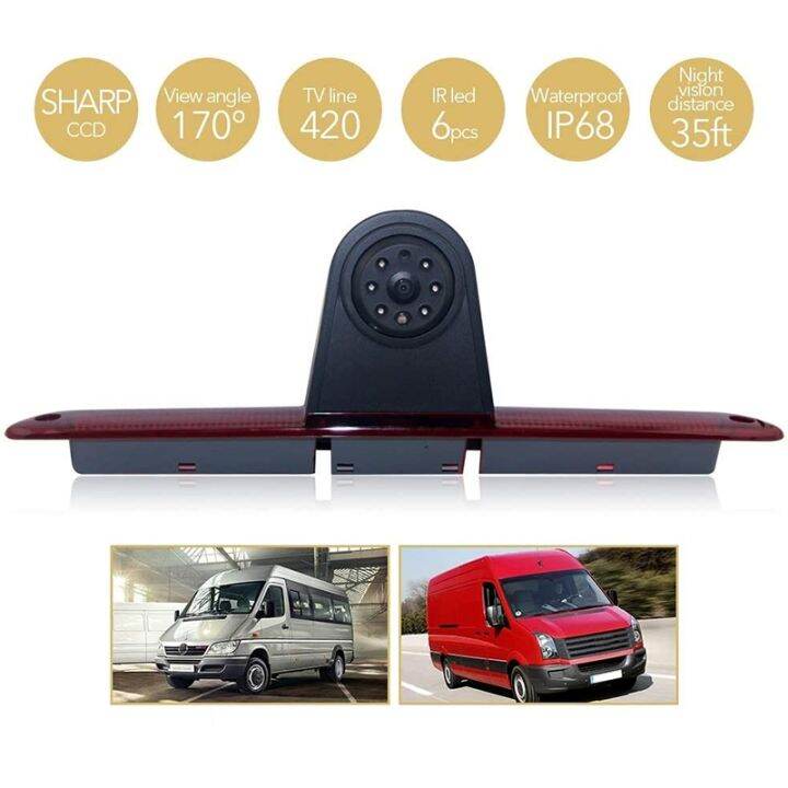 Waterproof Night Vision 3Rd Brake Light Reversing Camera for Van ...