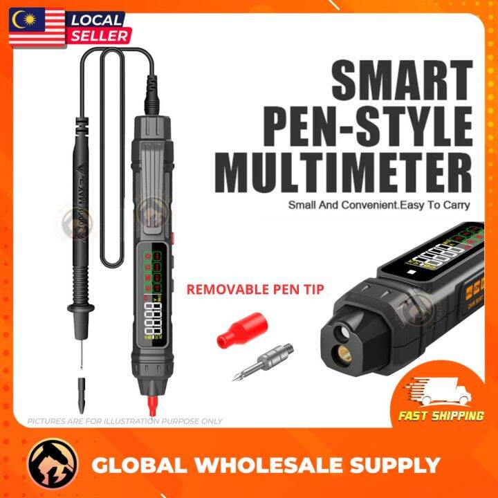 Pen Type Digital Multimeter AC/DC Voltage Tester Non-Contact Voltmeter ...