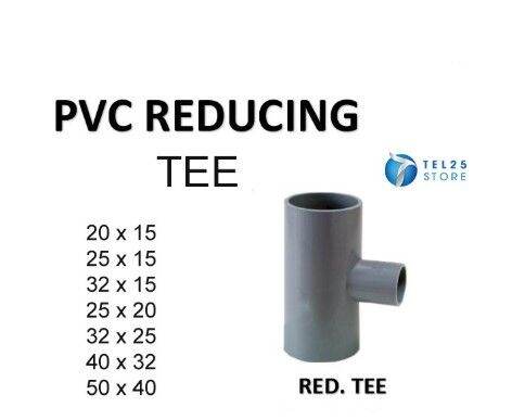 [ 1 UNIT ] PVC FITTING / PVC REDUCING TEE | Lazada